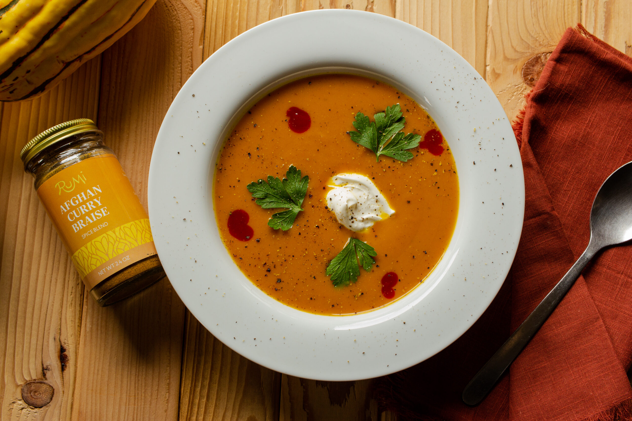 Savory Squash and Carrot Curry Soup (Vegetarian & Vegan) - Liv Eats Local